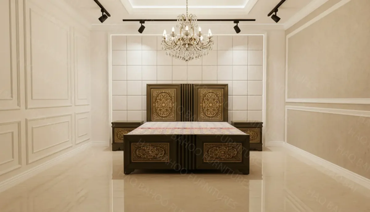 modern bed designs in pakistan | Haq Bahoo Furniture Chiniot